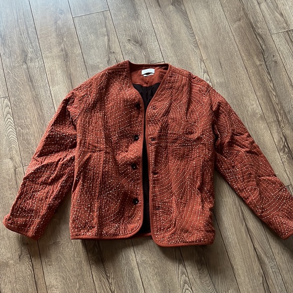 Toast | Jackets & Coats | Toast Hand Embroidered Kantha Relaxed Jacket ...